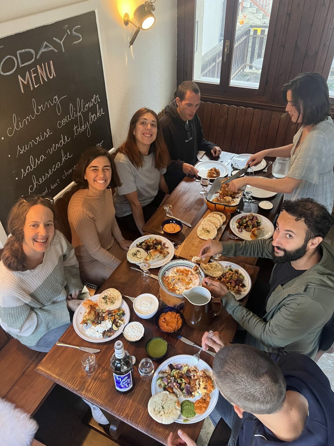 The organisation of our family dinners at Alpiness coliving